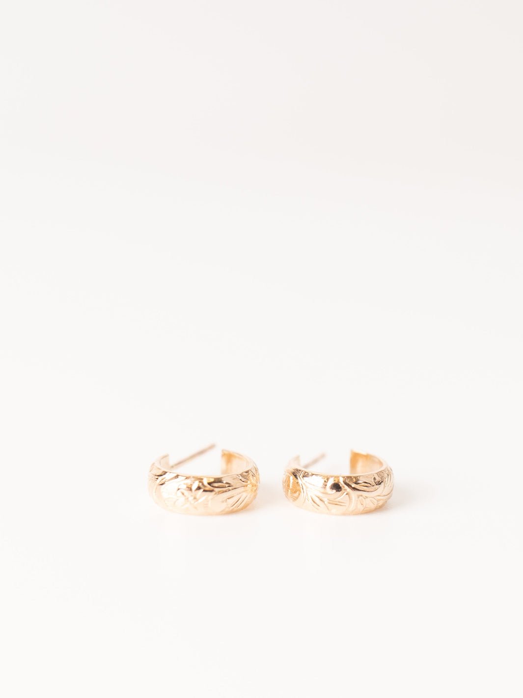 Gold Baby Flora Hoops - Heyday Bozeman