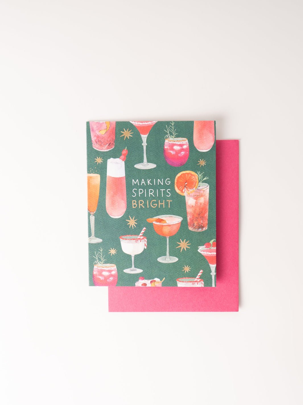 Making Spirits Bright Holiday Card - Heyday Bozeman