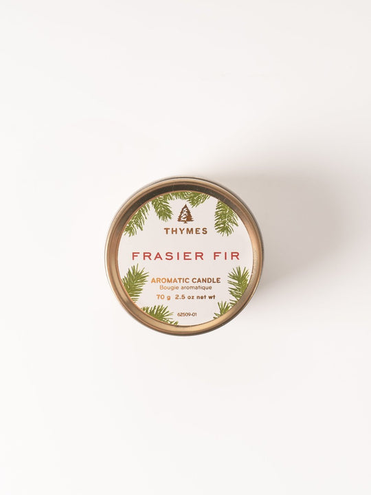 Thymes Frasier Fir Travel Tin Candle - Heyday Bozeman