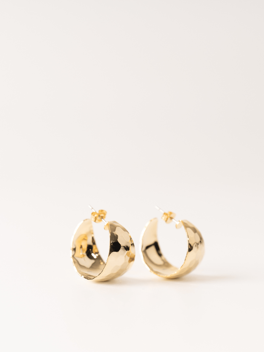 Hammered Vintage Hoops - Heyday Bozeman