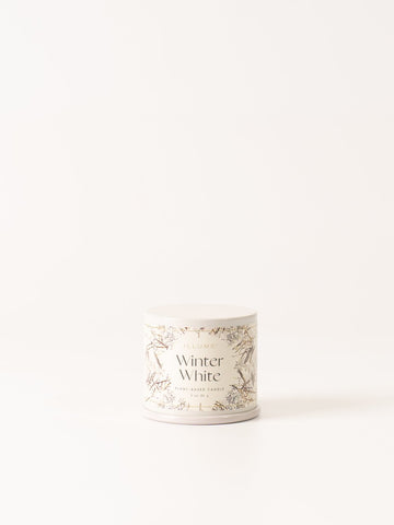 Winter White Petite Tin Candle - Heyday Bozeman